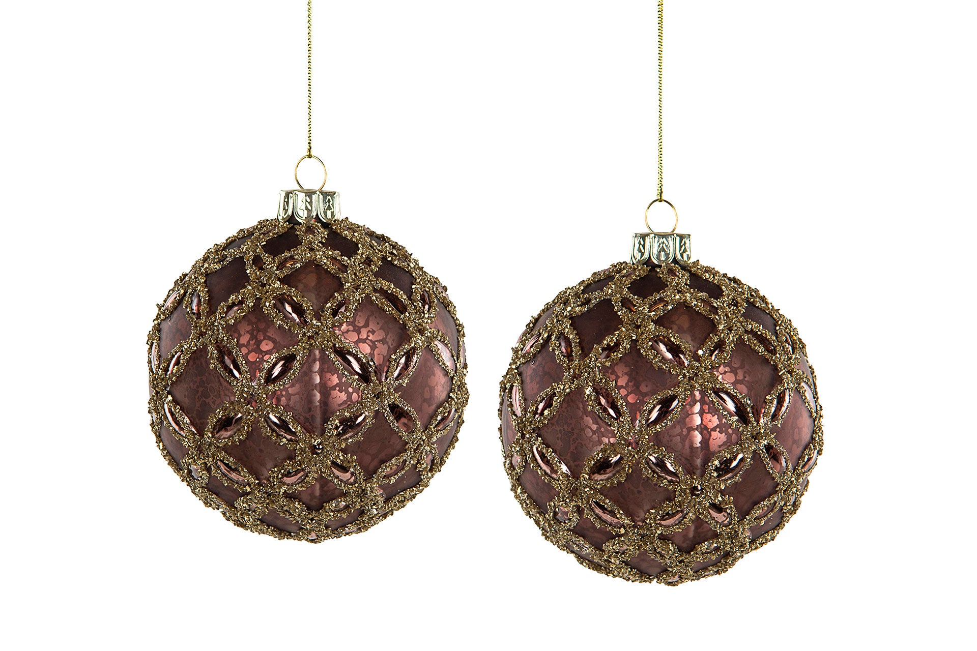 Glass Marble - Lucy Brown/Red – Mel Living