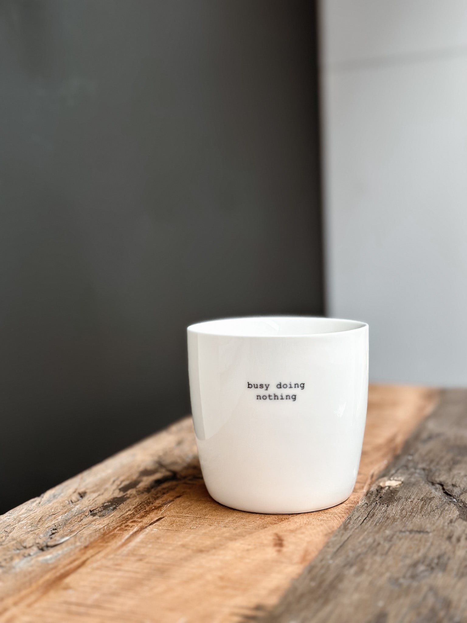 Mug - "busy doing nothing" – Mel Living
