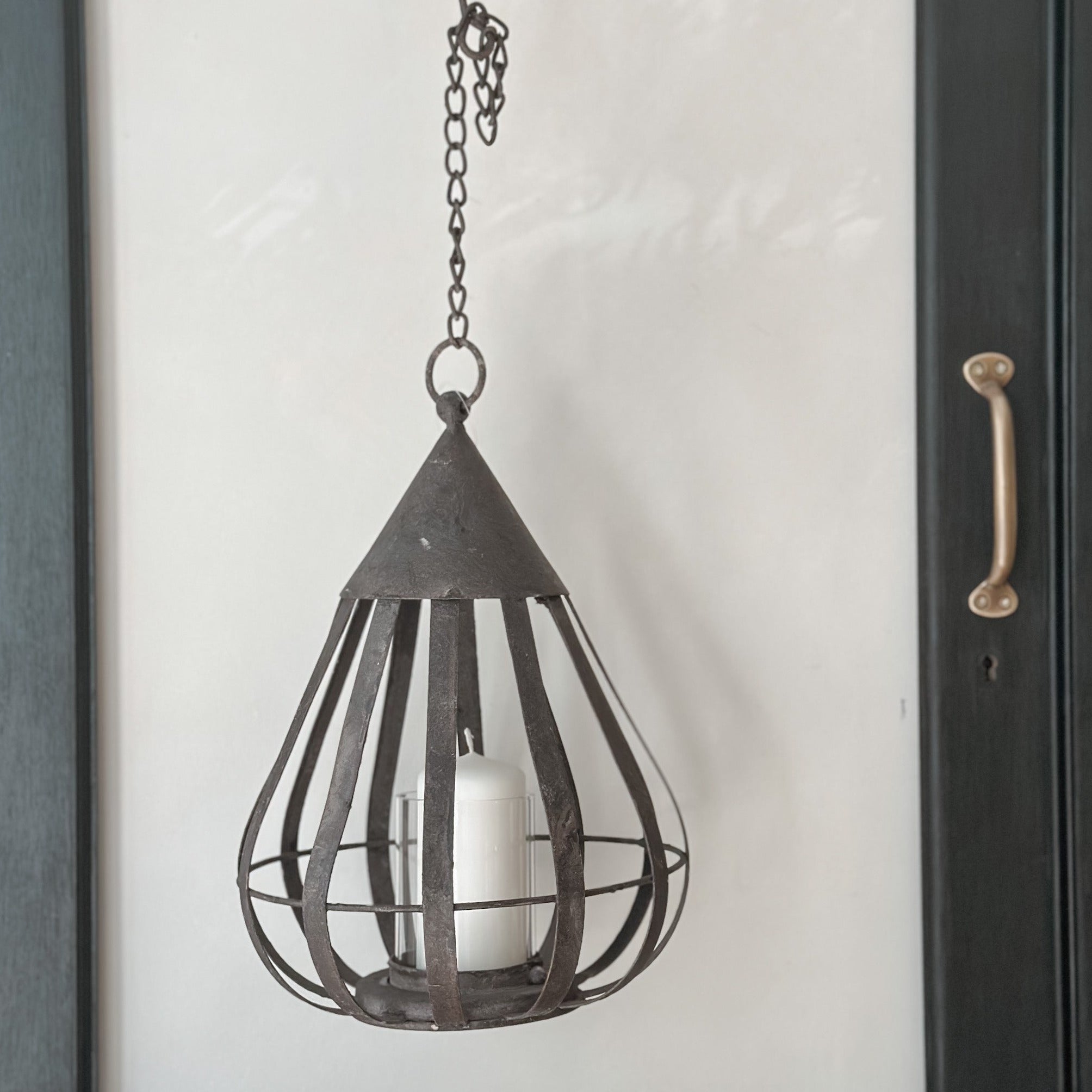 Lantern Drop Hanging Metal – Mel Living